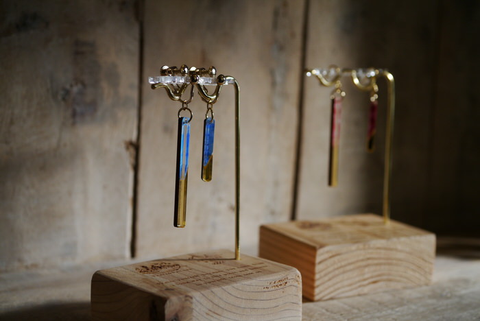 【ハンドメイド作家 / Esnes Nommoc】YURAGIイヤリング・ピアス - cafe&gallery LUPOPO blog